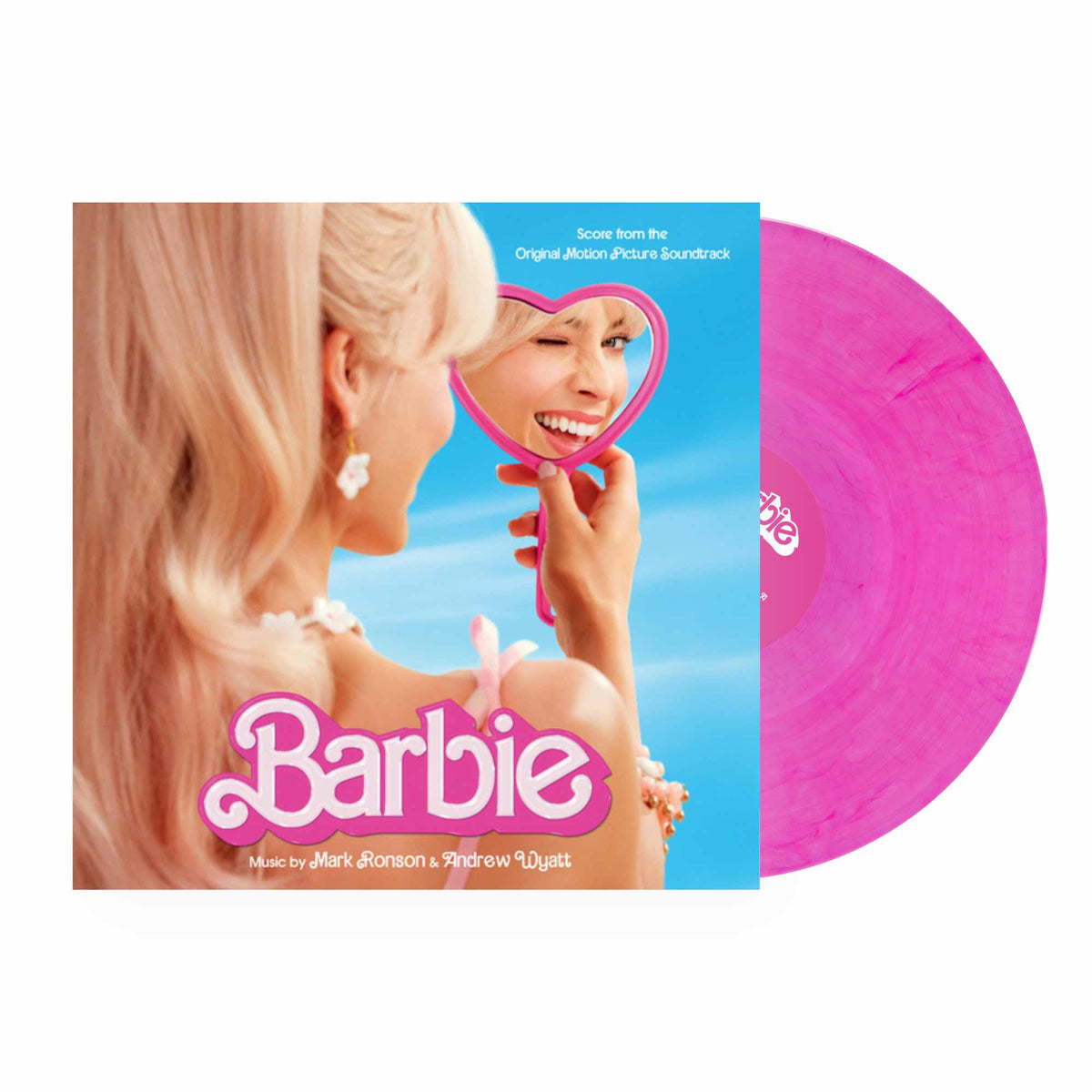 Barbie The Film Score - Mark Ronson Andrew Wyatt LP (Pink Marble Vinyl ...