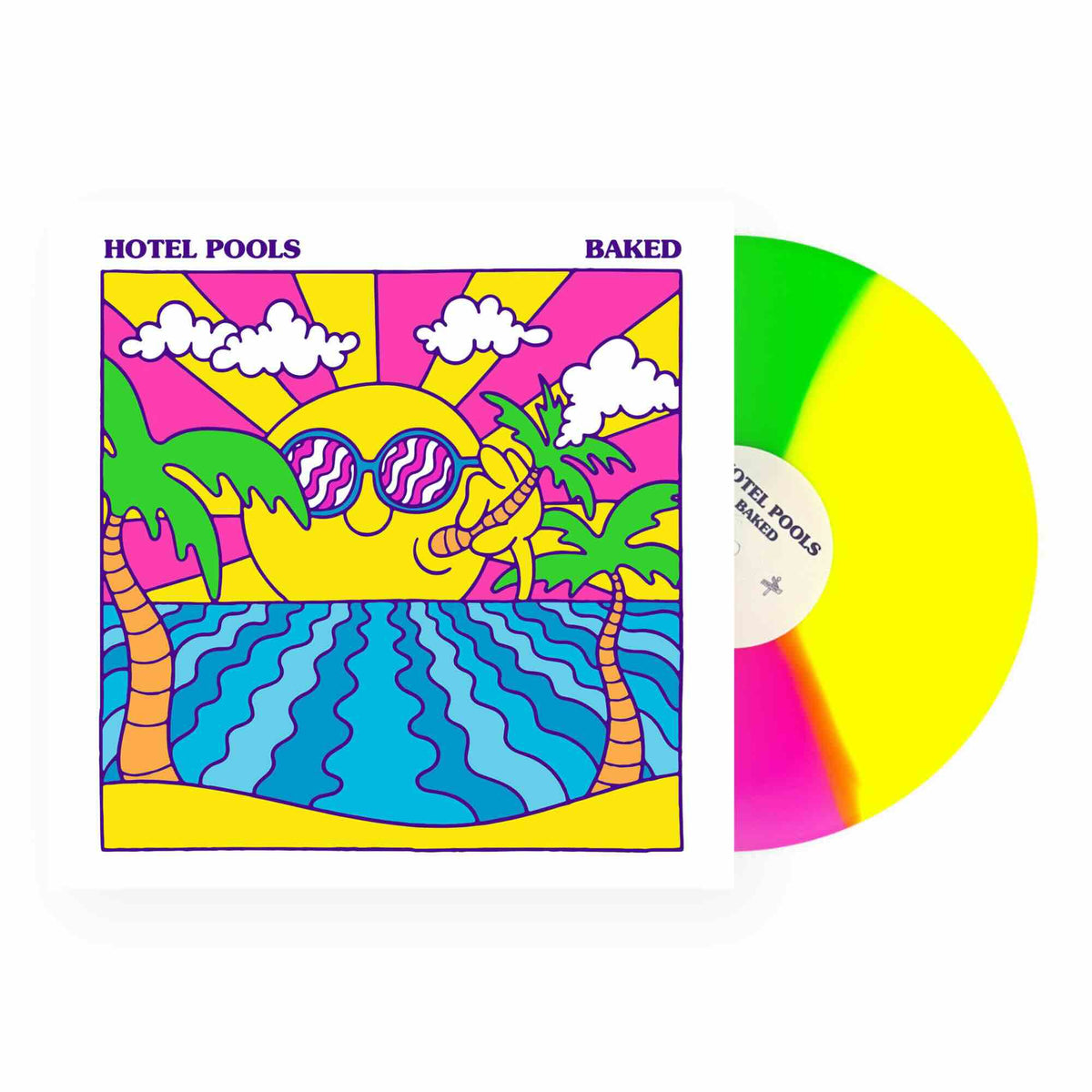 Hotel Pools - Baked LP (Neon Pizza Vinyl) – Plastic Stone Records